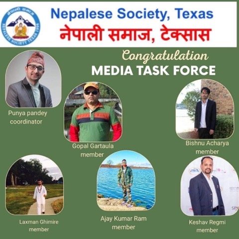 Task Force- Media Task Force | Nepalese Society, Texas